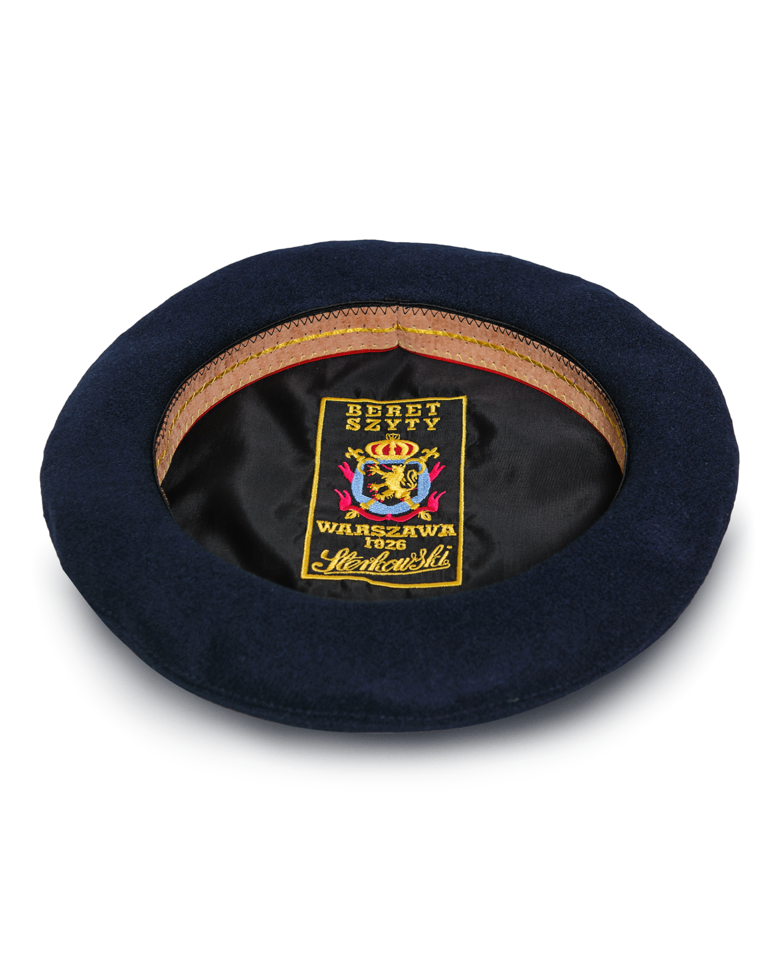 Grand Classic - classic sewn mens beret. Handmade in Poland.