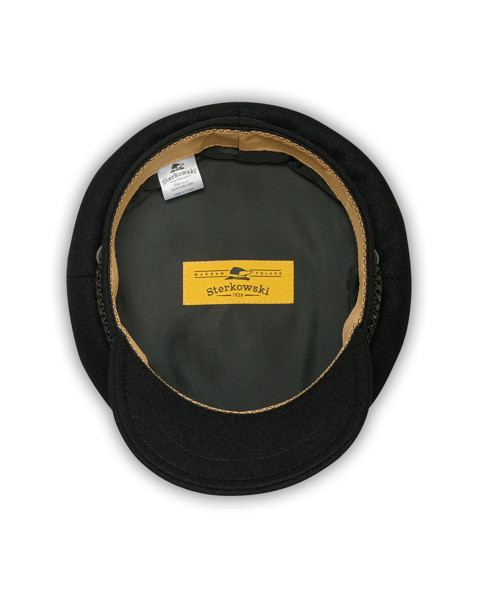Kashubia Model 1 - brown and black baseball mariners sailor cap