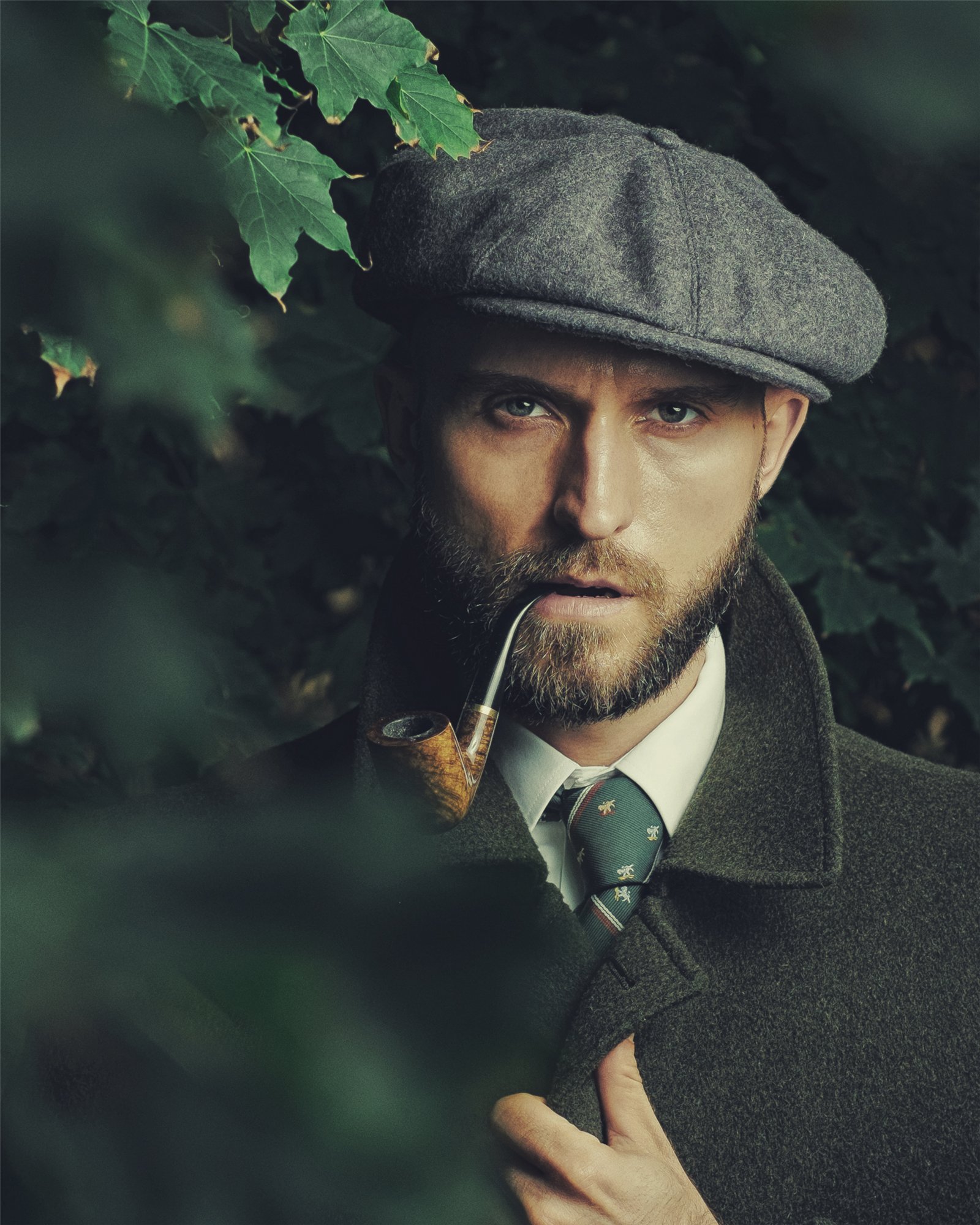 Peaky Cap - made of 100% wool, newsboy handmade by Sterkowski
