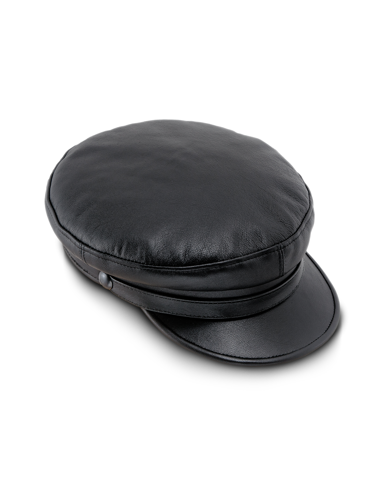 Trawler - fisherman hat, sailor cap made of 100% natural leather