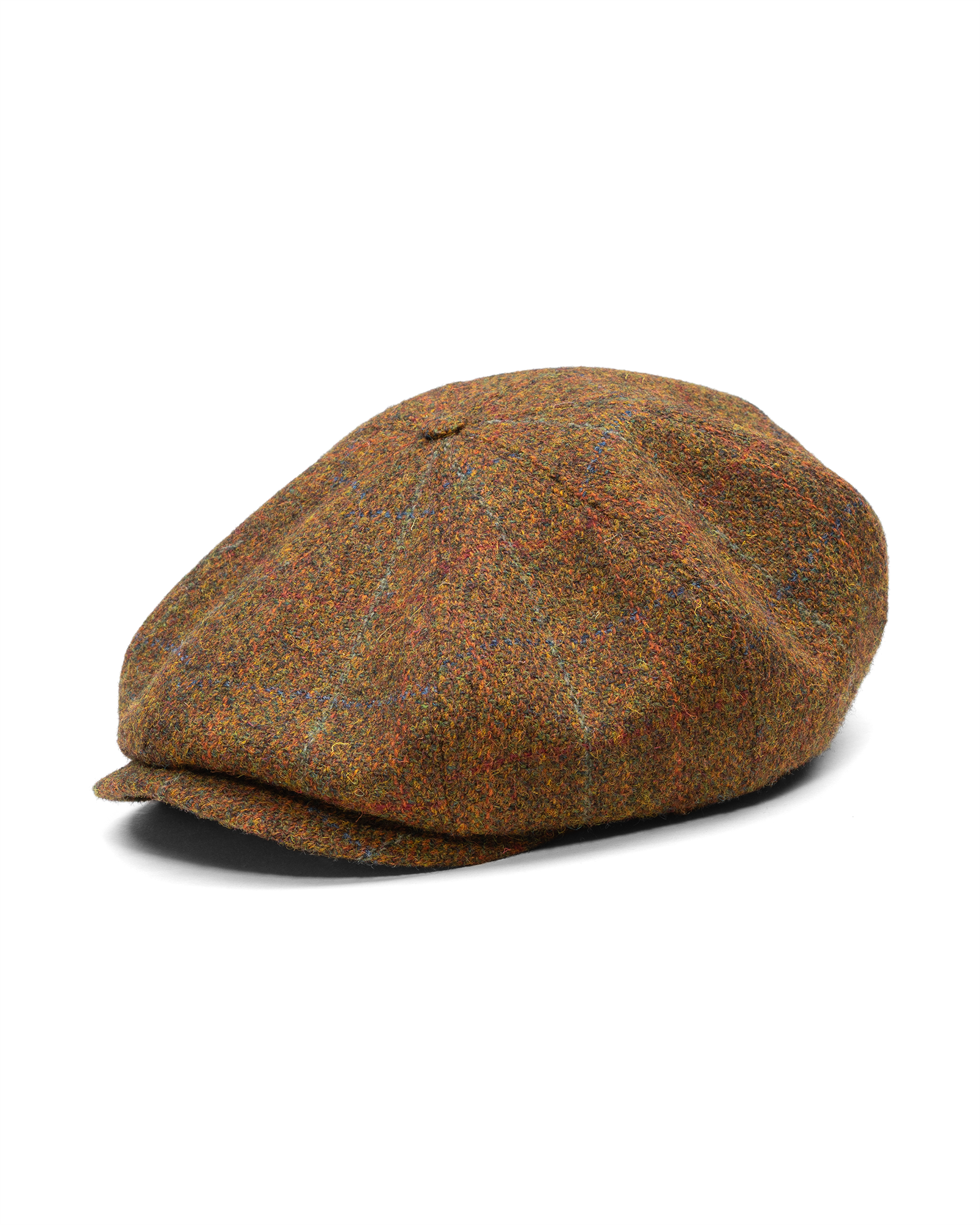 Peaky Cap - made of genuine Harris Tweed with sewn down visor