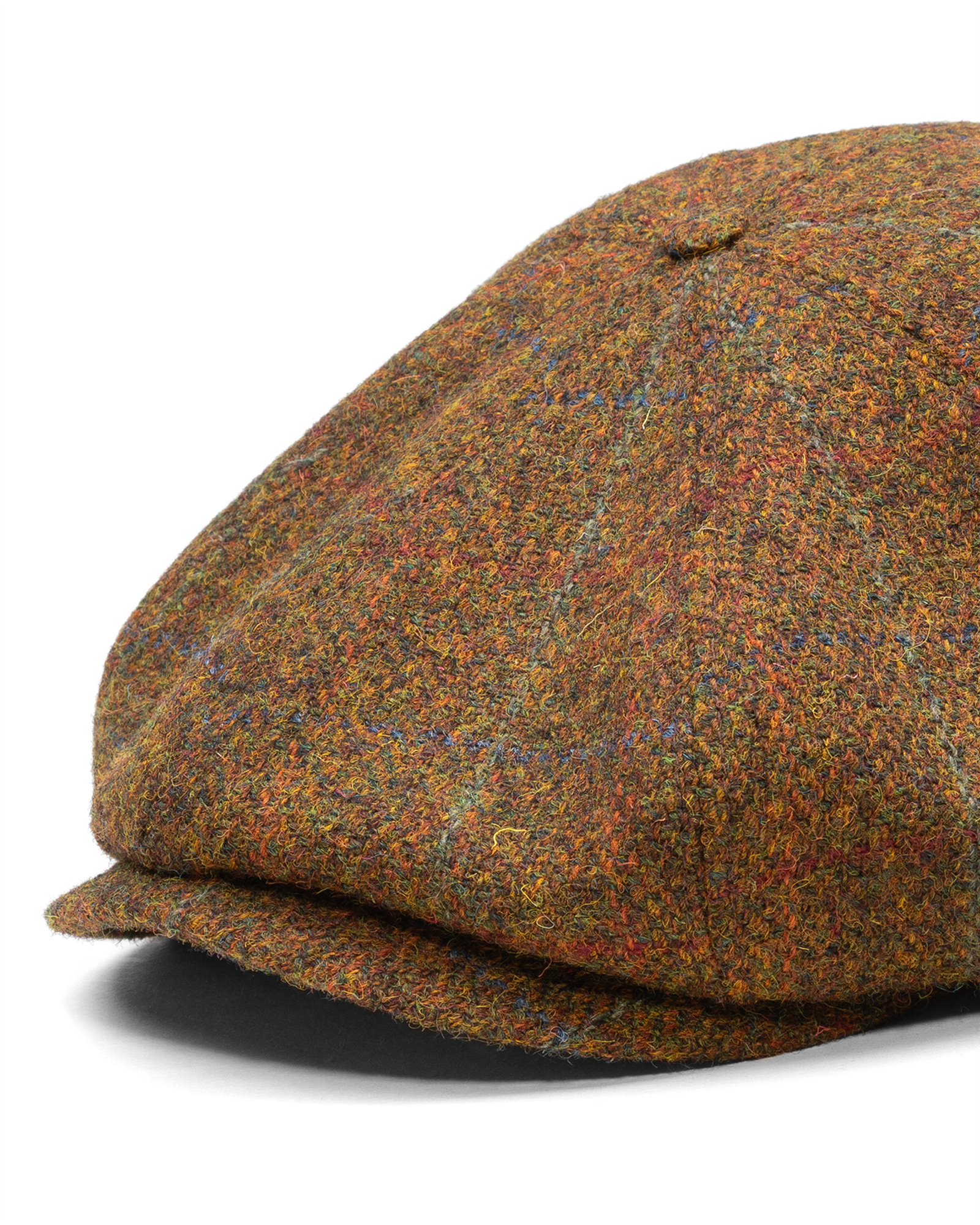 Peaky Cap - made of genuine Harris Tweed with sewn down visor