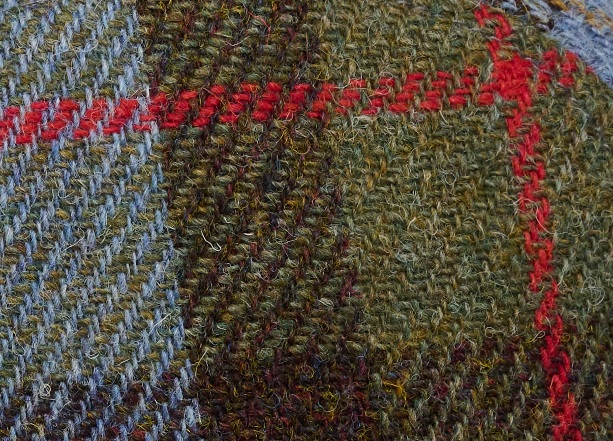 Norte autumn flat cap made of genuine Harris Tweed foldable earflap